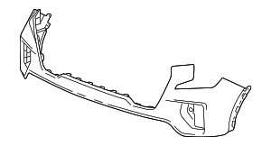 2019-2022 GMC Front Bumper Upper Fascia 84542582 GM | GMPartsDirect.com