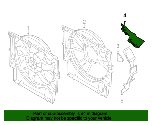51-74-8-054-117 - Upper Duct - 2015-2020 BMW | Buy BMW Parts Now