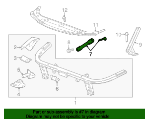 2016-2020 Cadillac CT6 Radiator Support Panel Brace 84107001 ...