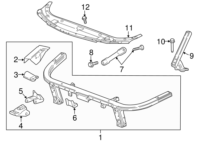 2019-2020 Cadillac CT6 Front Compartment Front Sight Shield 84713895 ...