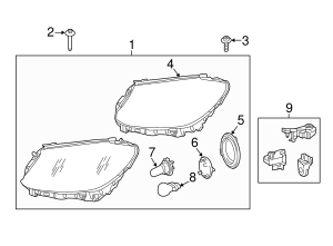 205-906-71-02-64 - Headlamp Assembly - Left 2008-2018 Mercedes-Benz ...
