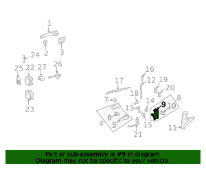 463-720-03-35 - Lock 2002-2015 Mercedes-Benz | Mercedes-Benz USA Parts