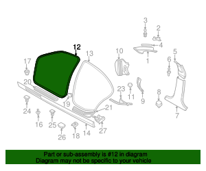 51-72-8-194-682 - Opening Trim - 1999-2005 BMW | BMWPartsHub