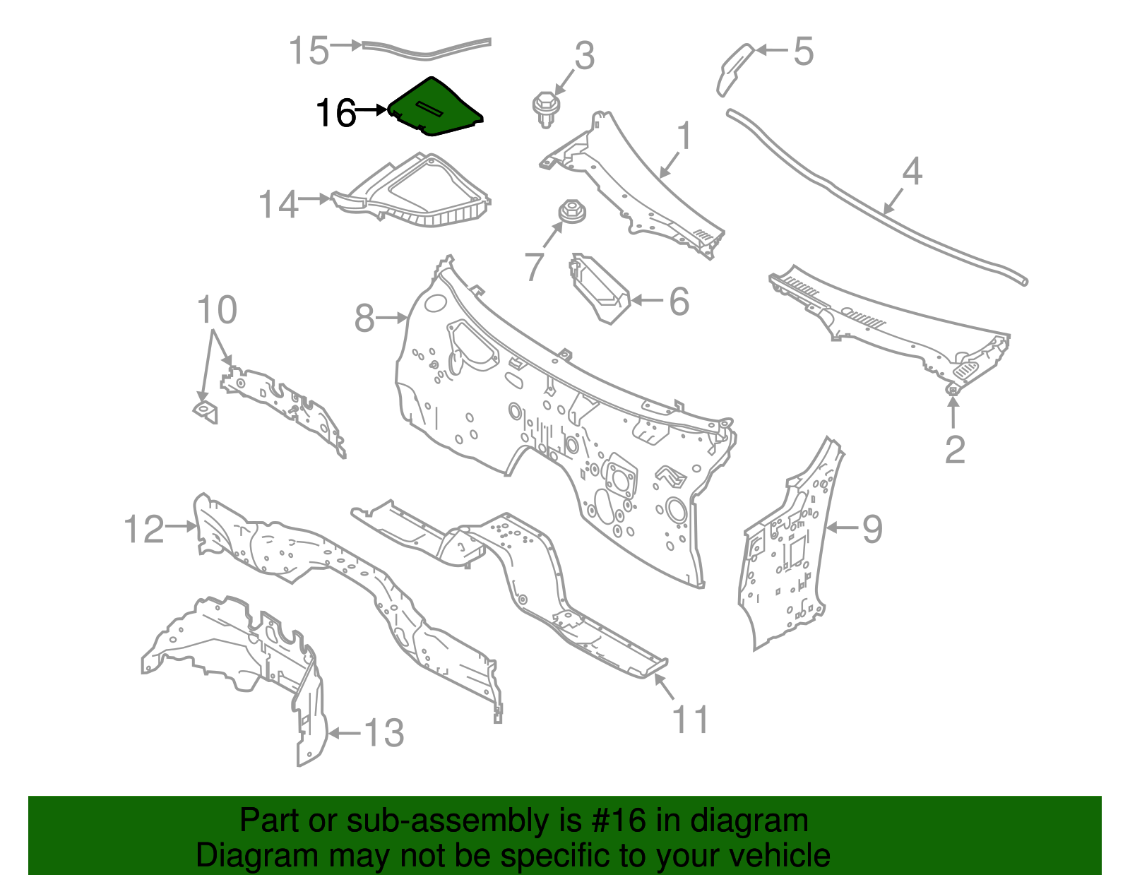2014-2020 Infiniti Lid 65275-4GF0A | Infiniti of Nashua