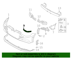 2020-2021 Hyundai Sonata Upper Bracket 865B2-L0400 | OEM Parts Online