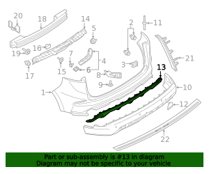 KT4Z-8419-CA - Valance 2019-2024 Ford Edge | Ford Parts Direct