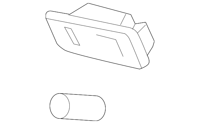 Black Rear Closure Center Applique Carrier 84096555 | GM Parts Store
