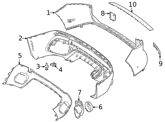 247-880-26-01-9999 - Bumper Cover 2021-2023 Mercedes-Benz GLA 250 ...