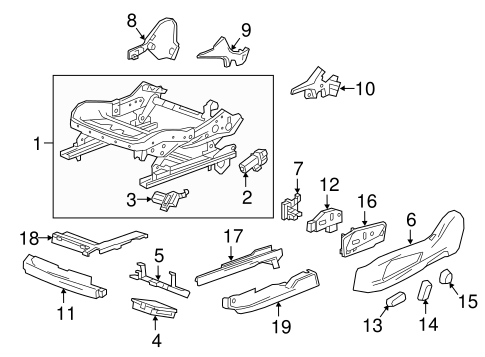 Tracks & Components for 2018 Cadillac XT5 | GMPartsDirect.com