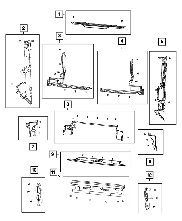 2022 Jeep Grand Cherokee Lower Ags Seal 68488856AA | Mopar Estores
