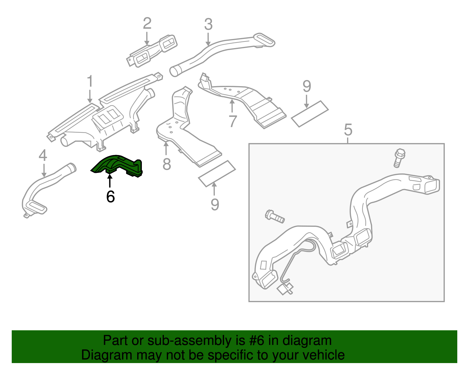 2011-2019 Infiniti Heat Duct 27851-1MA0A | INFINITI OF WEST CHESTER