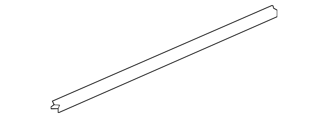 2016-2020 Honda HR-V Weatherstrip, L Rear Door (Inner) 72875-T7A-003 ...