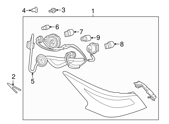 26551-9HS0A - Socket & Wire 2016-2018 Nissan Altima | Nissan Parts ...