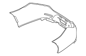 257-885-62-04-9999 - Bumper Cover 2022-2023 Mercedes-Benz CLS 450 ...