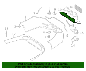 257-885-01-03 - Stiffener 2019-2023 Mercedes-Benz CLS 450 | Mercedes ...