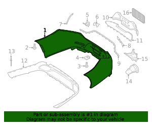 257-885-62-04-9999 - Bumper Cover 2022-2023 Mercedes-Benz CLS 450 ...