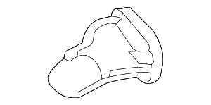 213-490-34-01 - Bumper Cover Heat Shield 2017-2023 Mercedes-Benz ...