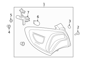 2018-2019 GM Tail Lamp Assembly Retainer 84221534 | NewGMParts.com