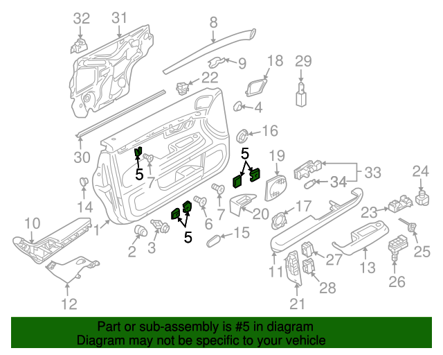 1998-2014 Volkswagen Applique Nut N-902-577-03 | QuirkParts