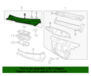 Genuine Cowl Cover for 1994-2003 Saab | Part# 4366910 | Over 30% Off ...