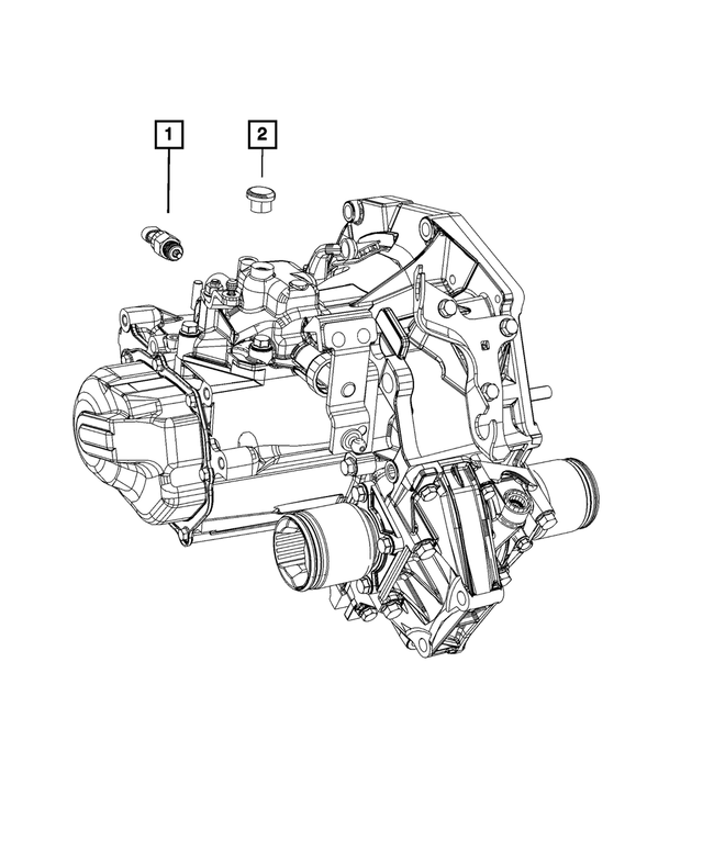 2012-2017 Fiat 500 Console Switch 68111559AA | Mopar eStore