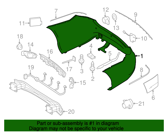 2010-2013 Mercedes-Benz E 350 Bumper Cover 207-880-20-47-9999 | MB OEM ...