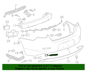 2013-2016 Chevrolet Reflector - Passenger Side (RH) 20998413 ...