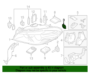 63117162087 - 2008-2016 BMW Xenon Bulb Holder (63-11-7-162-087) | BMW ...