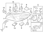63117352485 - 2013-2016 BMW Composite Headlamp (63-11-7-352-485) | BMW ...