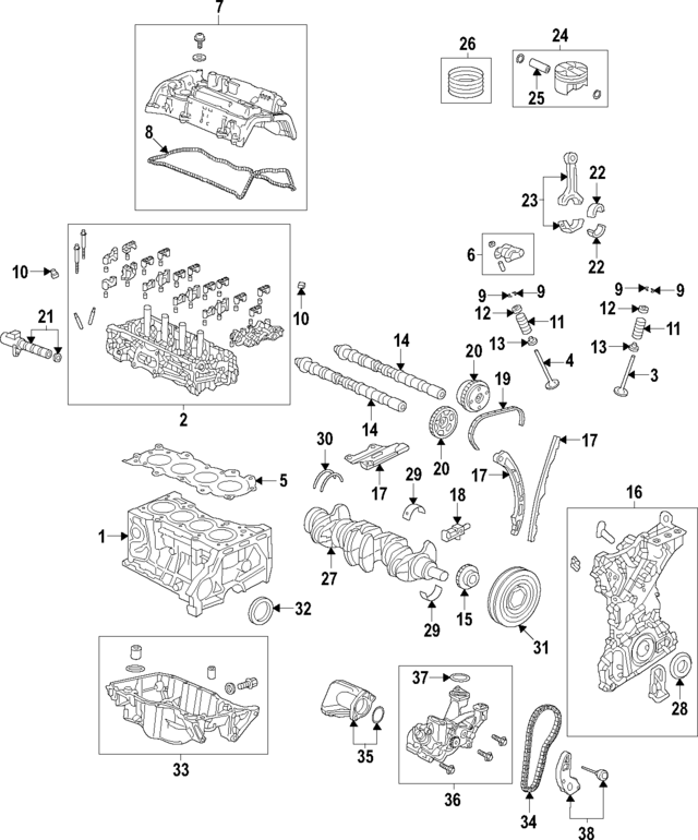 OEM 2016-2024 Honda Engine Oil Pump Seal 91303-RPY-G01 | Honda ...