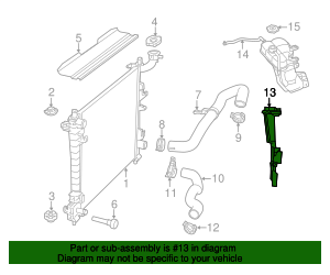 2014-2018 Dodge Durango Air Baffle - Driver's Side (LH) 68227831AA ...