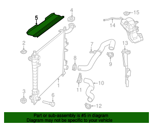 2011-2020 Mopar Upper Seal 52014536AA | TascaParts.com