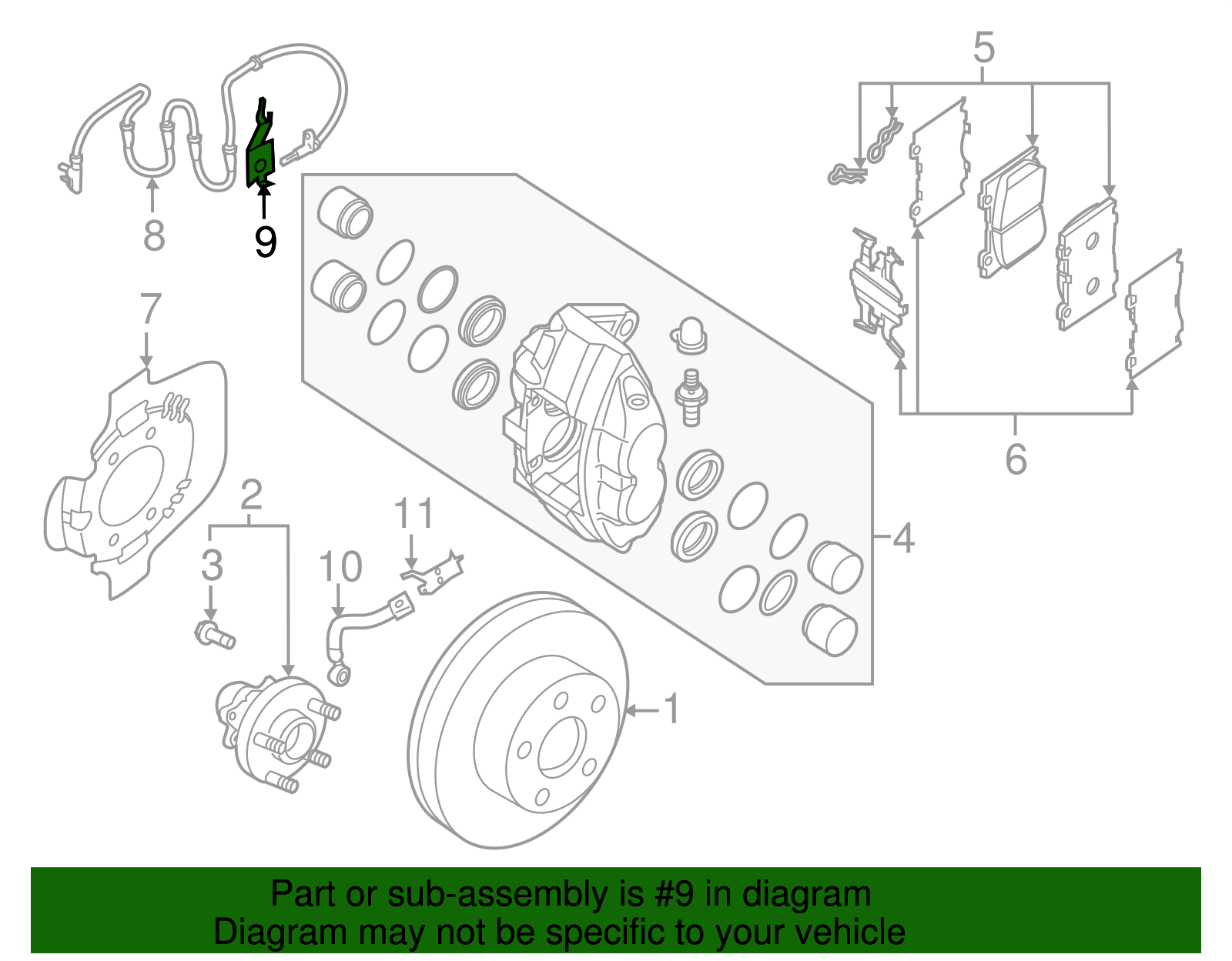 2009-2020 Nissan 370Z ABS Sensor Bracket 47960-EG000 | Bill Kay Nissan ...