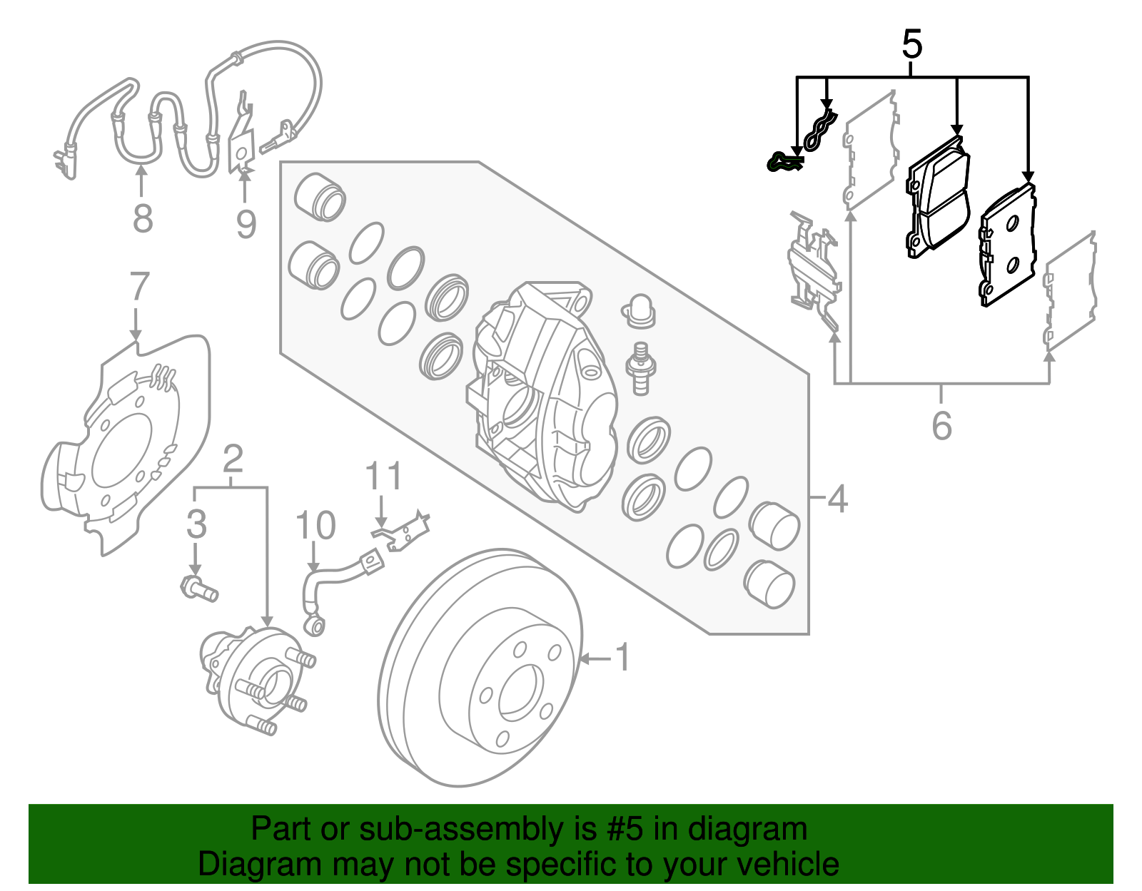 2009-2010 Nissan 370Z Value Advantage™ PAD KIT-FRONT DA06M-JL00PNW ...