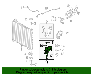 Genuine Expansion Tank for 2013-2022 Land Rover | Land Rover Part ...
