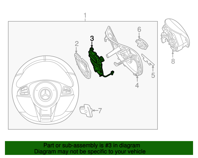 2013-2020 Mercedes-Benz Contact Plate 099-464-21-17 | Mercedes-Benz Parts