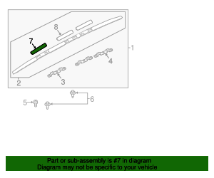 73830-5AA0A - Front Cap 2015-2024 Nissan Murano | Nissan Wholesale Direct