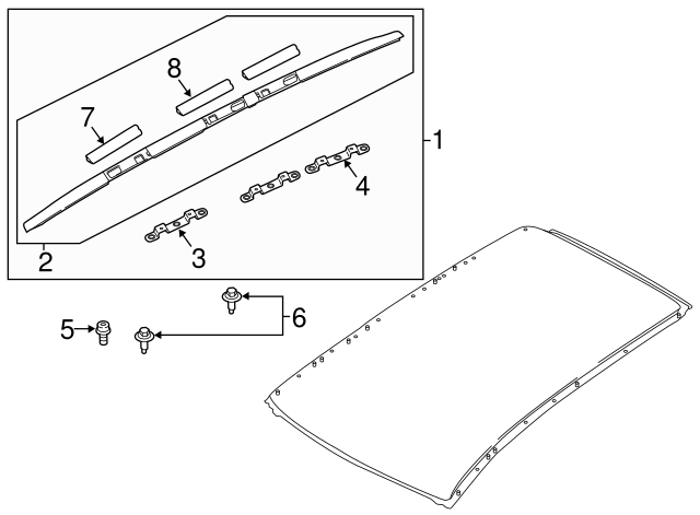 73821-5AA1B - Rack Assembly 2015-2024 Nissan Murano | Nissan Parts ...