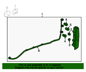 25958484 - Driver Side Tail Lamp Assembly 2007-2014 GMC | GMPartsNow