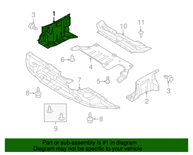 5370B830 - Side Cover 2007-2023 Mitsubishi | Mitsubishi Direct Parts