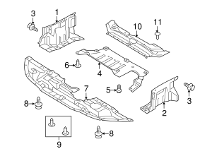 2020-2024 Mitsubishi Outlander Sport Sight Shield 6405A278 | Mitsubishi ...