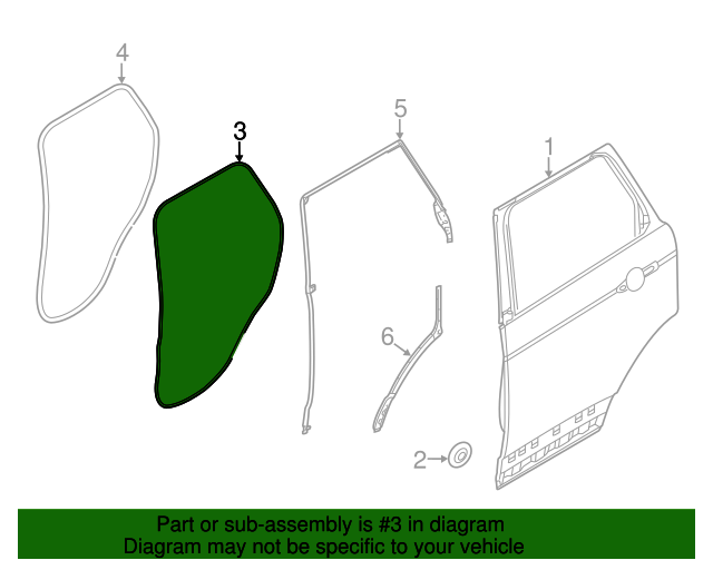 2014-2022 Land Rover Range Rover Sport Door Weather-Strip LR098316 ...