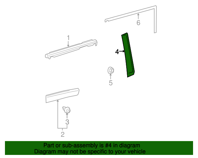 2018-2023 Lexus GX460 Door Applique 75762-60080 | AutoNationParts.com