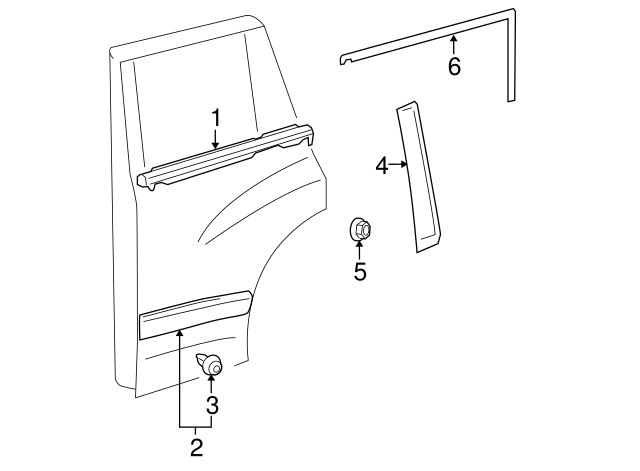 75722-60091 - Belt Molding - 2010-2023 Lexus GX460 | MyLexusParts
