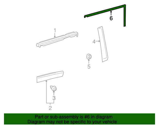 2010-2023 Lexus GX460 Black Out Tape 75923-60030 | OEM Parts Online