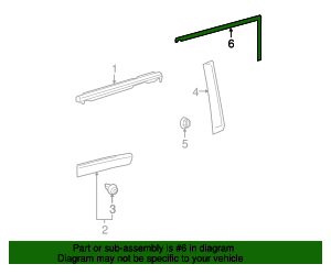 2010-2023 Lexus GX460 Black Out Tape 75923-60030 | OEM Parts Online