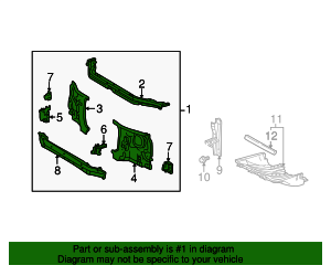 53201-0C060 - Radiator Support - 2006 Toyota Tundra | OEM Genuine ...