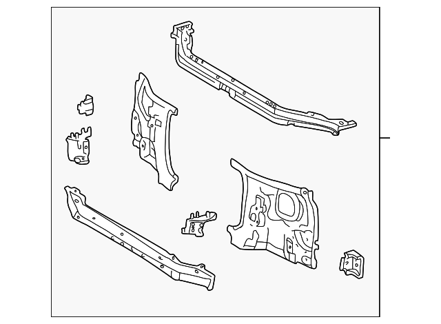 53201-0C060 - Radiator Support - 2006 Toyota Tundra | OEM Genuine ...