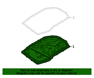 48280-2H000 - Transmission Oil Pan 2020-2023 Hyundai | AutoNationParts.com