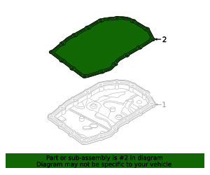 48282-2H000 - Transmission Oil Pan Gasket 2018-2023 Hyundai ...